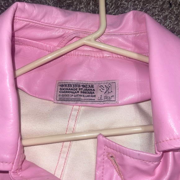 LIL PEEP | Jackets & Coats | 5 Madelarge Pink Lil Peep Rockstar Vegan ...